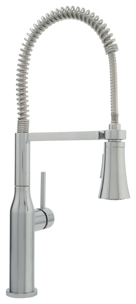 PROFLO PFXC5017 Basque 1.5 GPM 1 Hole Pre-Rinse Pull Down Kitchen ...