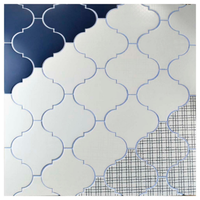 Provenzale Lantern Floor and Wall Tile, Dark Blue, Sample ...
