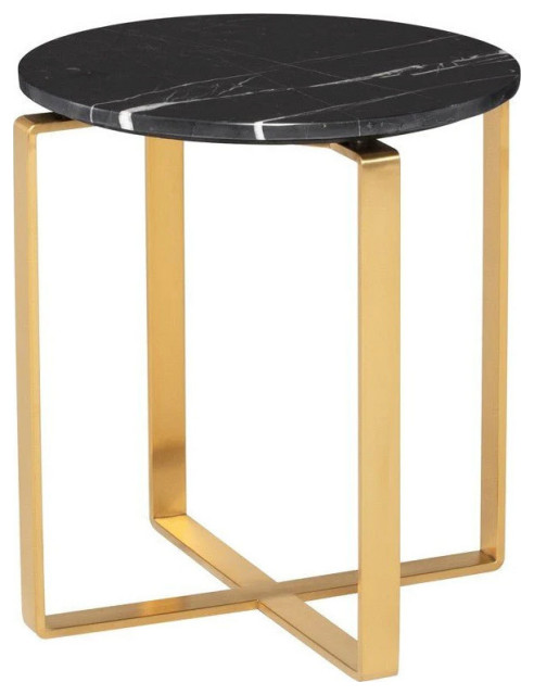 Chandler Gold Side Table - Contemporary - Side Tables And End Tables ...