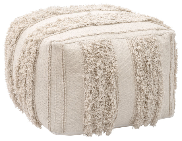 Peru Ottoman Beige - Transitional - Footstools And Ottomans - by Zuo ...