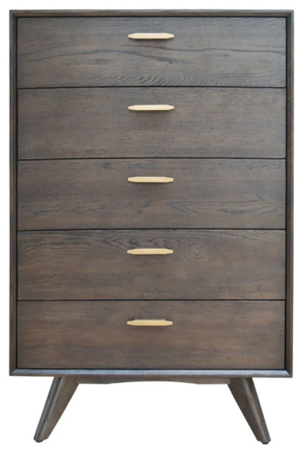Lennox Modern Dark Oak Chest - Midcentury - Dressers - by Virgil Stanis ...