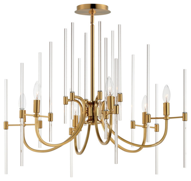Maxim Divine Six Light Chandelier - Transitional - Chandeliers - by ...