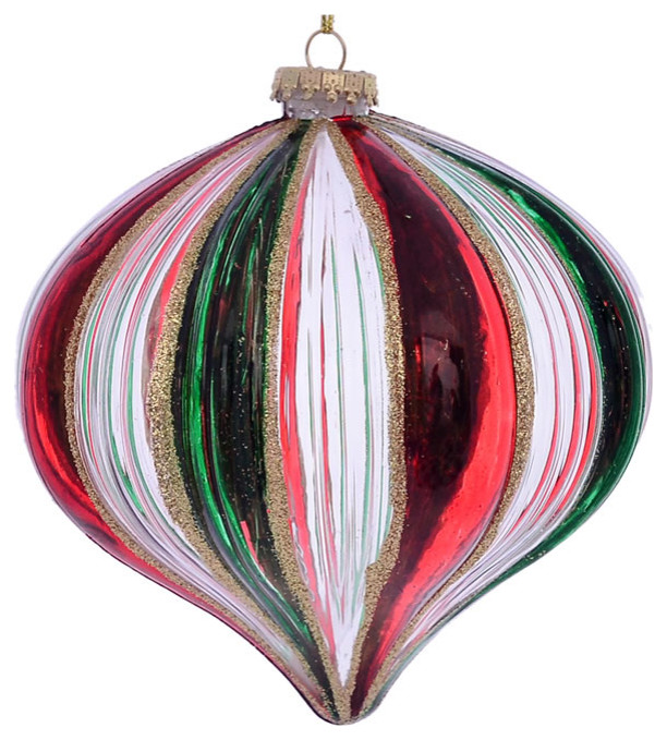 Onion Ornament, 6" - Christmas Ornaments - by Vickerman Company | Houzz