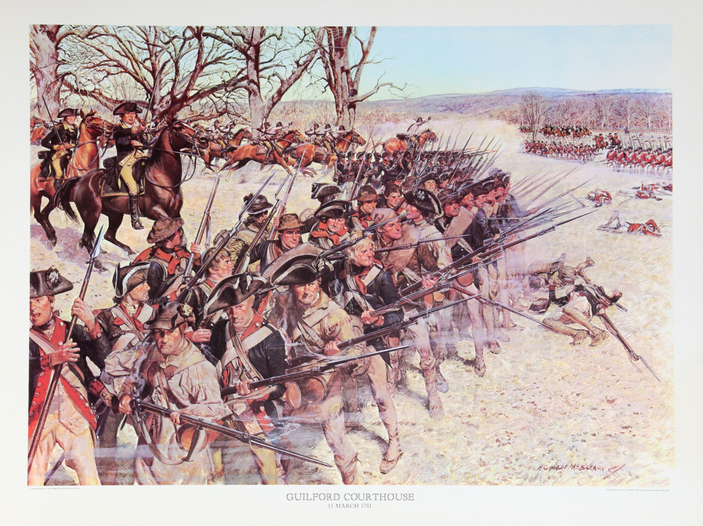 Guilford Courthouse Revolutionary War Battle, H. Charles McBarron, Jr ...