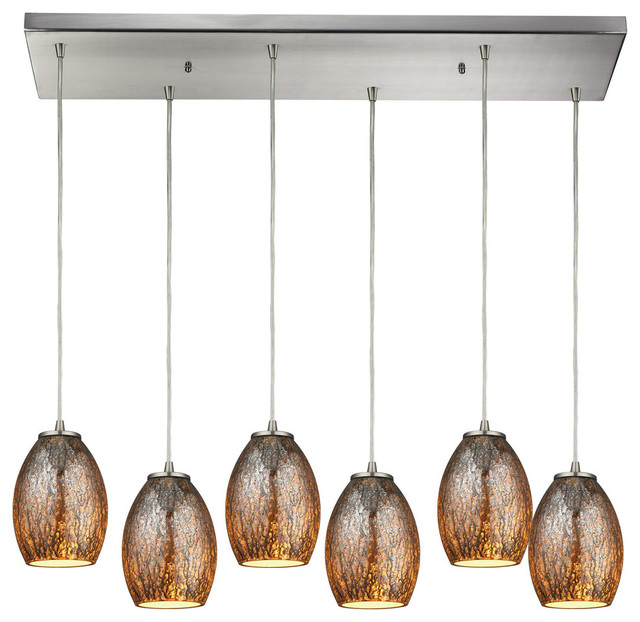 Elk Lighting 10256/6RC Venture 6-Light Pendant Light - Contemporary ...