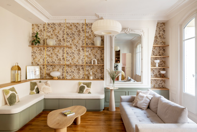 Avant/Après : 3 chambres et un décor fleuri pour ce 96 m2 à Paris