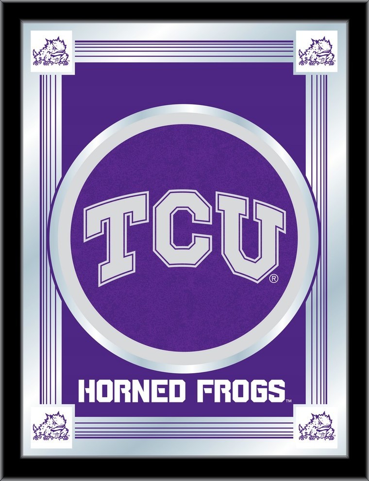 TCU Logo Mirror - Contemporary - Wall Accents - by GwG Outlet | Houzz