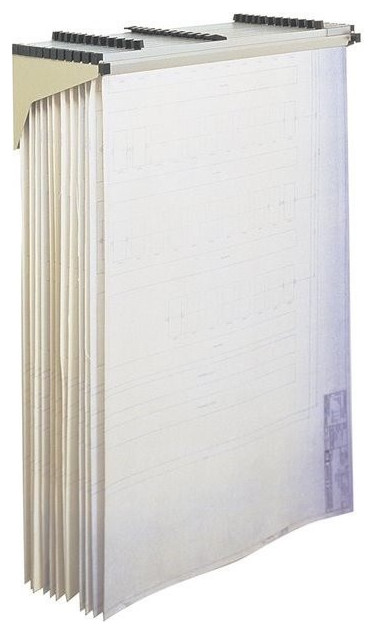 Safco Metal Hanging Files Wall File Rack in Tropic Sand - Contemporary ...