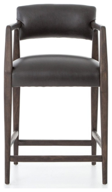 Cabot Counter Stool, Chaps Ebony, Set of 2 - Midcentury - Bar Stools ...
