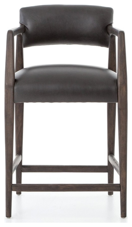 Cabot Counter Stool, Chaps Ebony, Set of 2 - Midcentury - Bar Stools ...