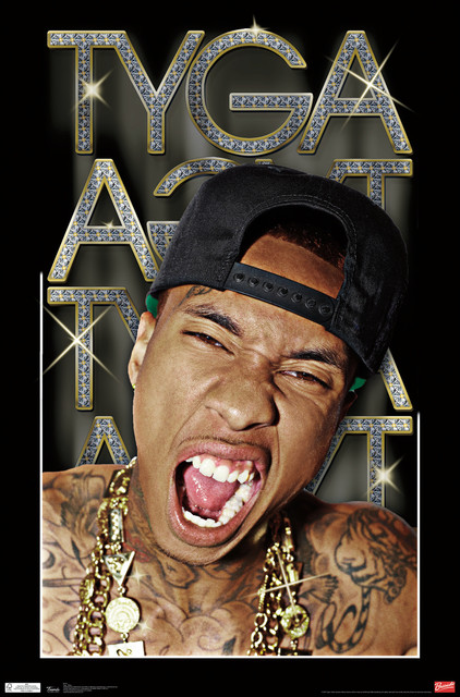 Tyga Bling Poster, 22.375"x34" - Contemporary - Prints And Posters - by ...