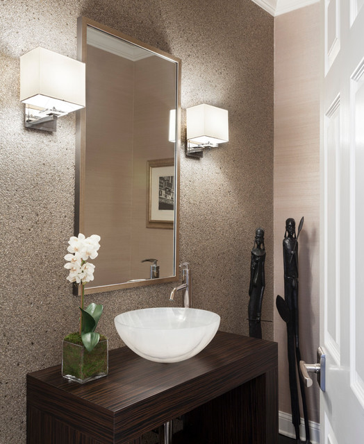 CT RESIDENCE - Modern - Powder Room - New York - by Susan Glick Interiors