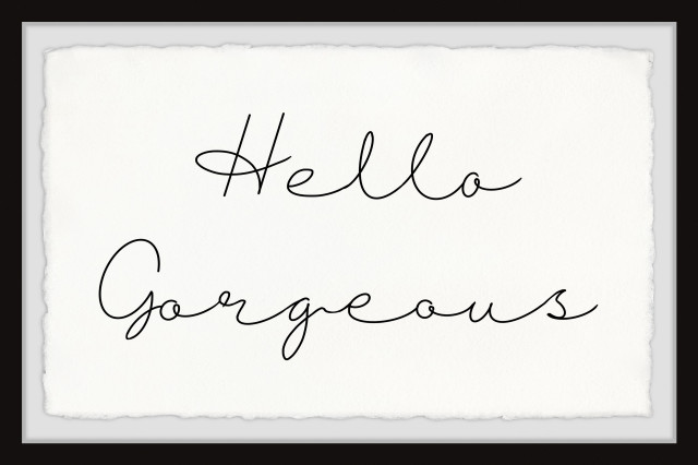 "Greetings" Framed Painting Print, 45"x30" - Contemporary - Prints And ...