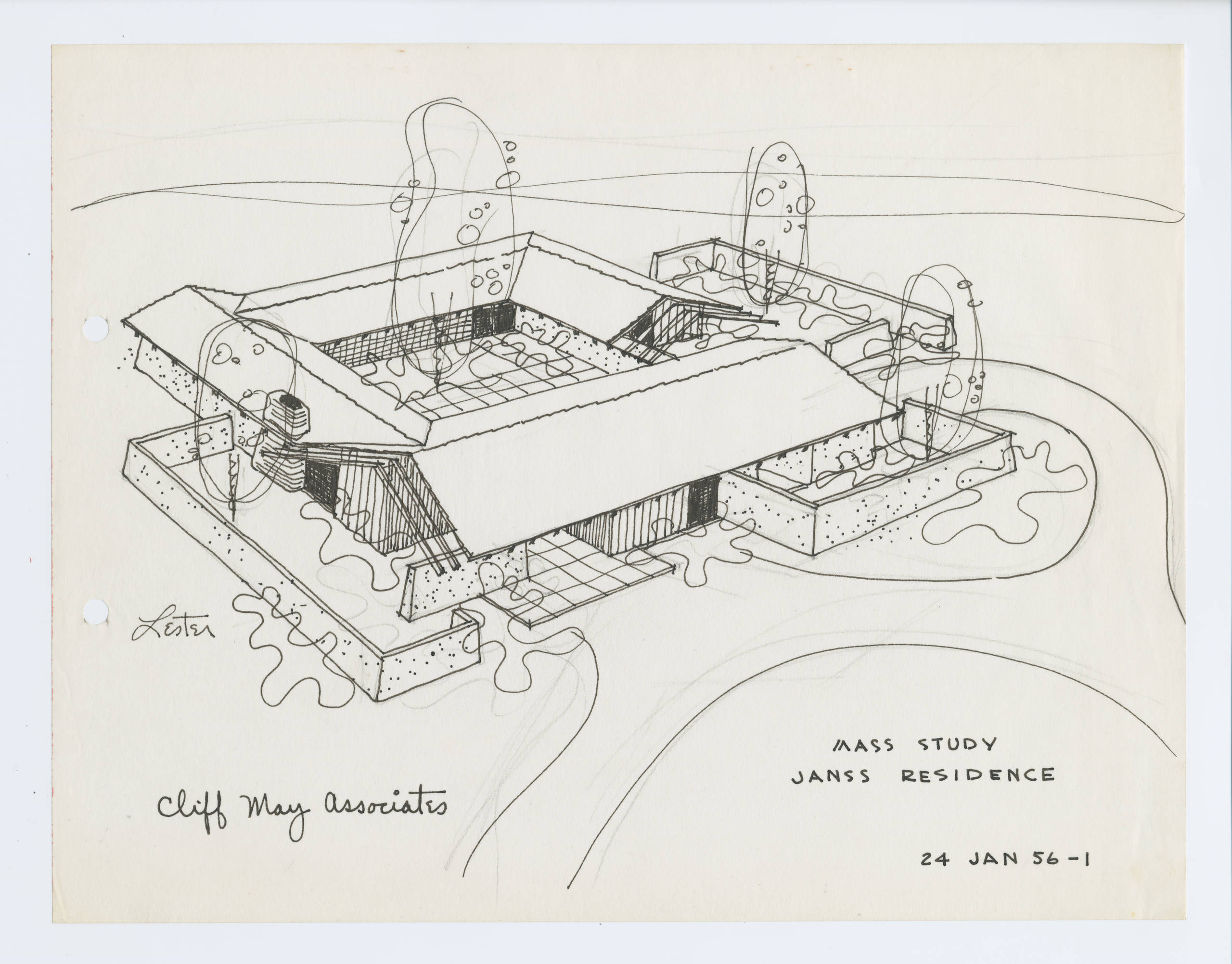 Cliff May House Plans Experimental Ranch House By: Architect Cliff