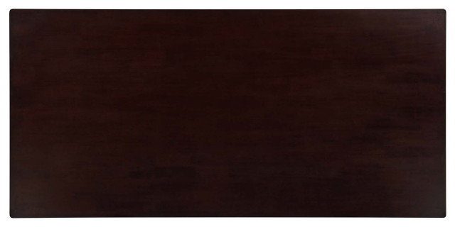 Dining Table, Rectangular, Wood, Drak Brown, Modern, Cafe Bistro ...