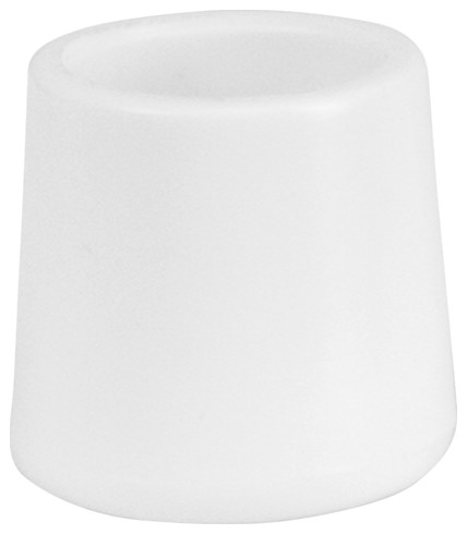 White Replacement Foot Cap for Plastic Folding Chairs, 1.043"Wx1.043 ...
