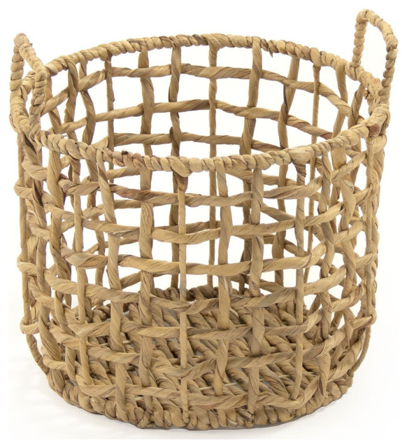 Water Hyacinth Baskets - Tropical - Baskets - by Hudson Home Decor | Houzz