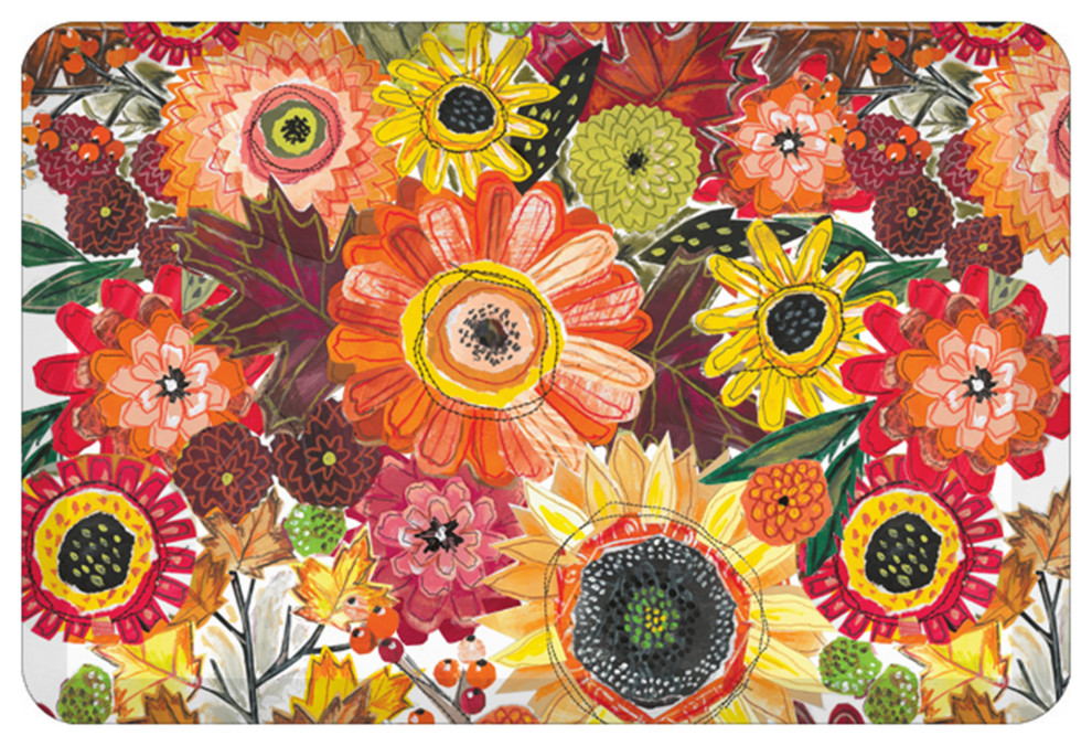 Harvest Snippets Kitchen Mat - Farmhouse - Kitchen Mats - by Laural ...