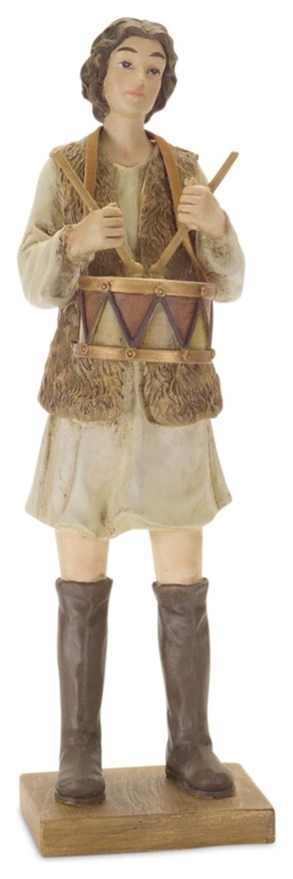 Drummer Boy, Set of 2, 10.25"H Resin - Holiday Accents And Figurines ...
