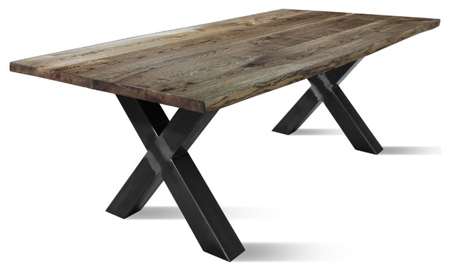CASTLE Solid Wood Dining Table - Industrial - Dining Tables - by Maxima ...