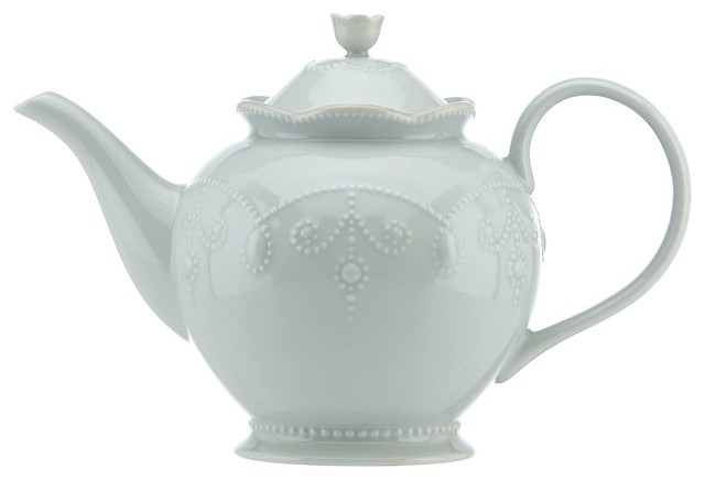 French Perle Ice Blue Teapo - Traditional - Teapots - by Lenox | Houzz