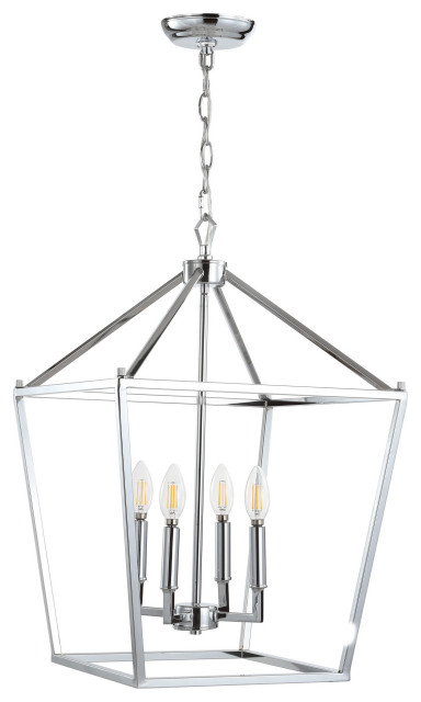 JONATHAN Y Lighting JYL7437 Pagoda 4 Light 16"W LED Taper Candle ...