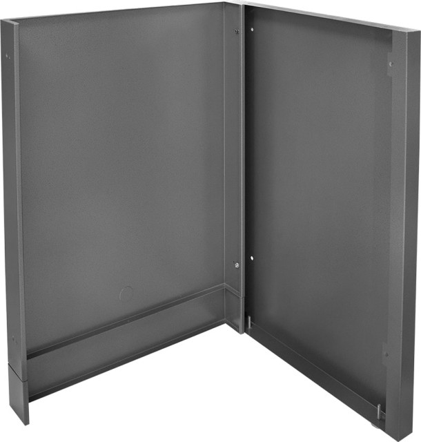 Napoleon Oasis Modular Component Gray Side and Back Enclosure Kit ...