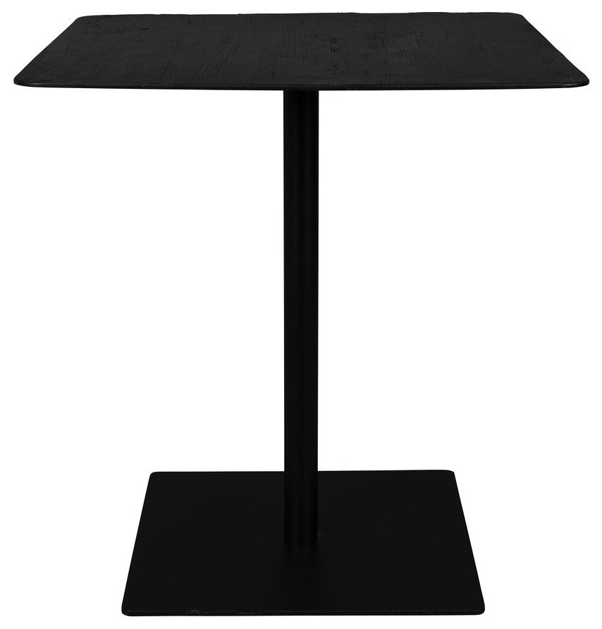 Black Square Bistro Table | Dutchbone Braza - Industrial - Indoor Pub ...