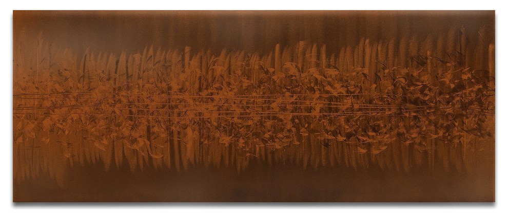 Original Abstract Art 'Static Brown', Contemporary Wall Decor ...