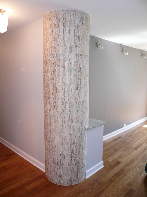 tiles on column - Modern - Chicago - by Polski Remodeling & Flooring ...