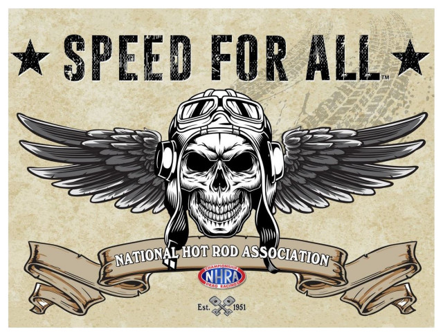 Holland NHRA Skull Banner 15"x20" Canvas Wall Art - Eclectic - Prints ...