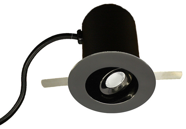 LEDme Miniature Round Recessed Adjustable Task-Light 3000K Soft White ...