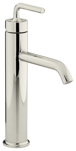 Tall Bathroom Faucet, Cylindrical Design & Single Lever, Vibrant ...