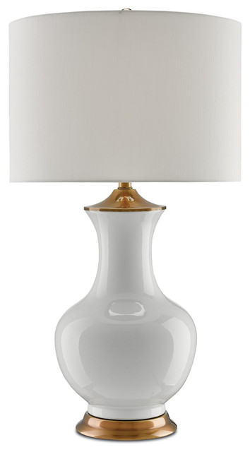 Lilou Table Lamp, White - Transitional - Table Lamps - by The ...