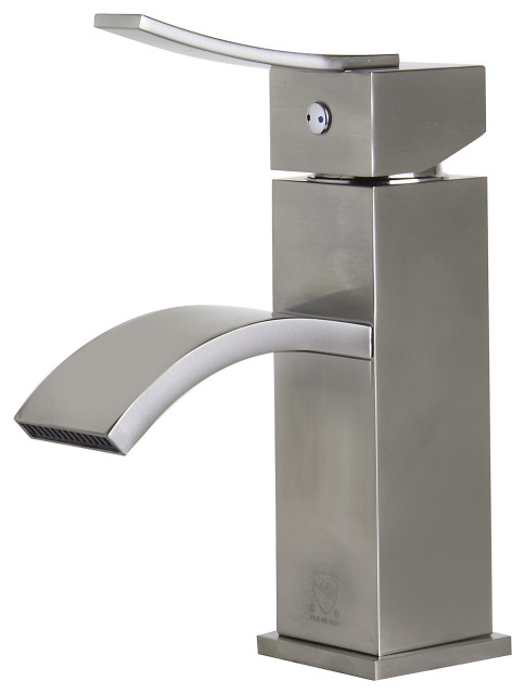 ALFI brand AB1258 Single Lever Square Bathroom Faucet Polished or ...