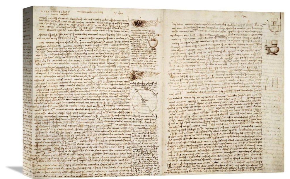 "Codex Hammer Pages 124-127" Artwork, 22" x 14.762" - Victorian ...