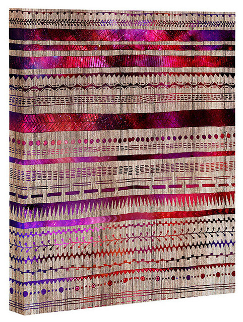 Deny Designs Iveta Abolina Purple Nebula Art Canvas, 16x20 ...