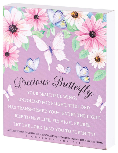Plaque Precious Butterfly 8x10 - Contemporary - Decorative Objects And ...