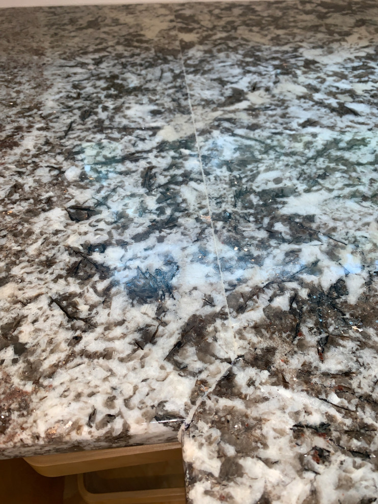 My Antica Bianca granite has some rough feeling spots | Houzz Forum