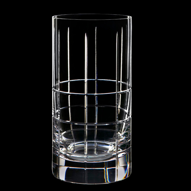 Orrefors Street Crystal 13 Ounce DOF & 15 Ounce Tumbler Glasses, Set of ...