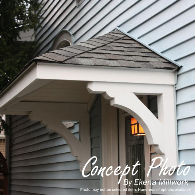 Imperial Block Rough Sawn Bracket w/ Offset Brace, 30"D x 30"H ...