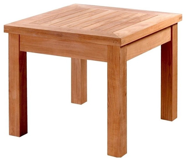 Bahama 20" Square Mini Table - Transitional - Side Tables And End ...