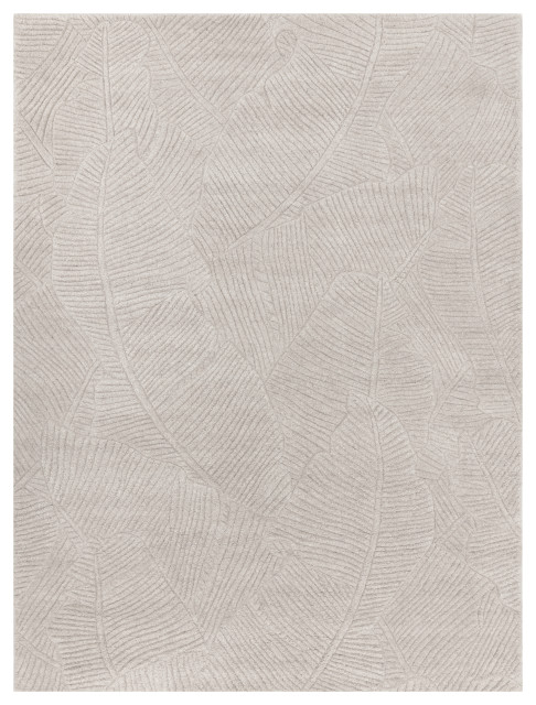 Calathea Hand-Tufted Rug Oatmeal 9' X 12' - Tropical - Area Rugs - by ...