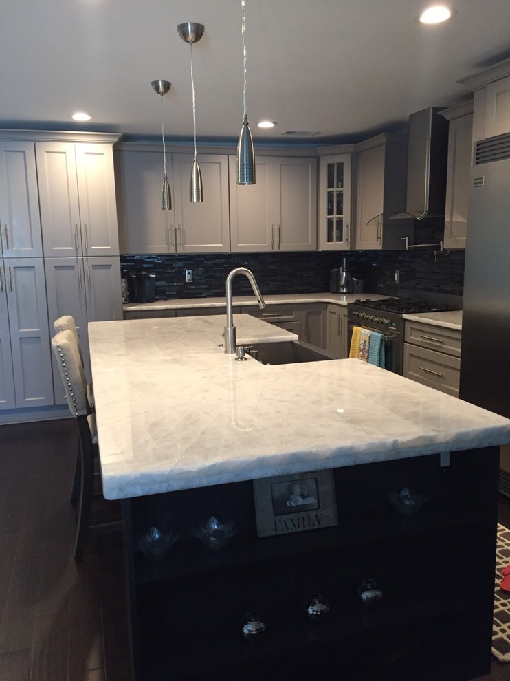Cristallo Quartzite Countertop - Contemporary - Kitchen - New Orleans ...