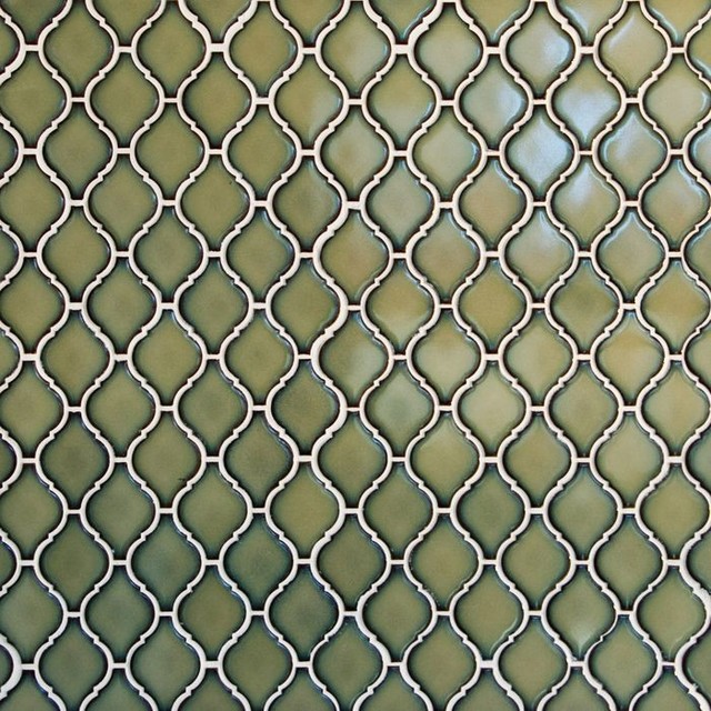 Arabesque Narrow Lantern Tiles, 11"x9.75", Box of 15 - Mediterranean ...