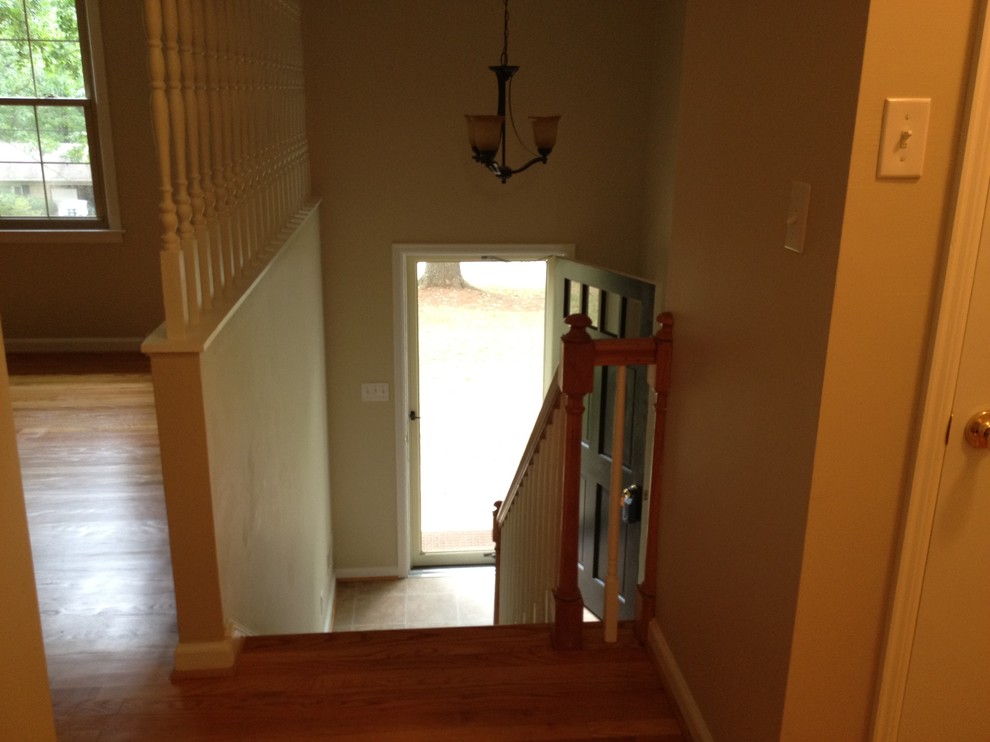 the 70s never left... spindle wall help | Houzz Forum