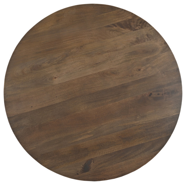 Mango Wood Round Tulip Table - Midcentury - Dining Tables - by Design ...