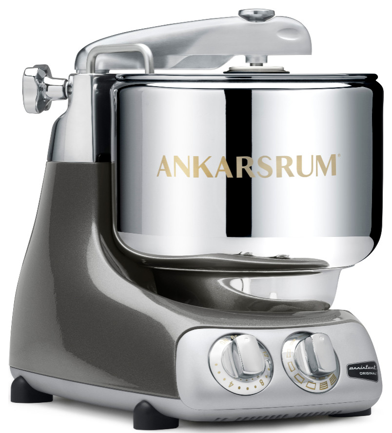 Ankarsrum 6230 Original Black Chrome Stand Mixer, 7.3-Quart - Modern ...