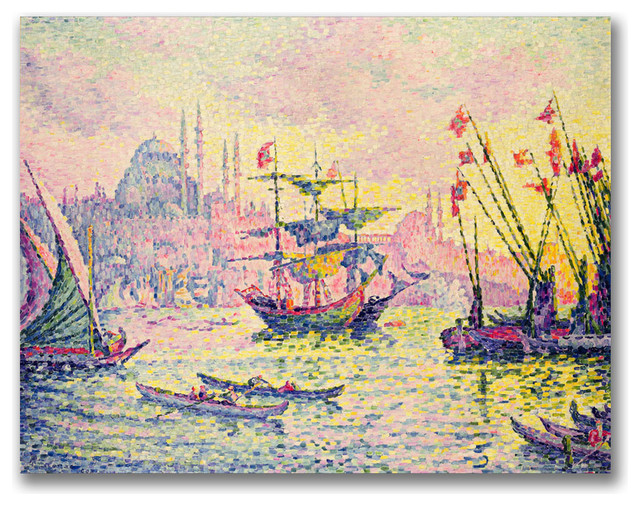 'View of Constantinople' Canvas Art by Paul Signac, 18" x 24 ...