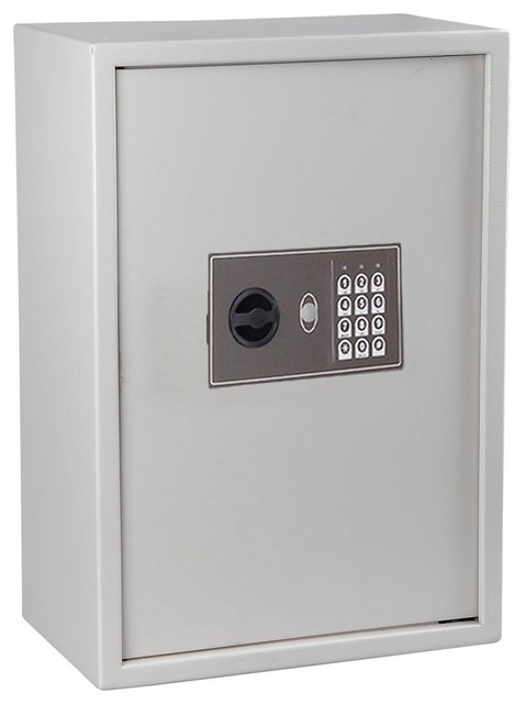 245 Key Storage Cabinet Safe Digital Keyless Lock Box Organizer Rack ...